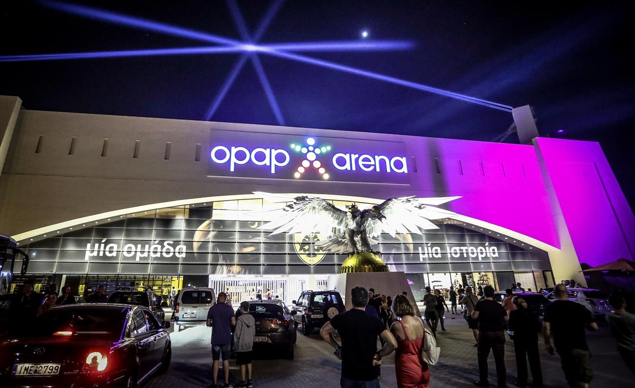 OPAP Arena: Πλήθος κόσμου και εντυπωσιακές εικόνες